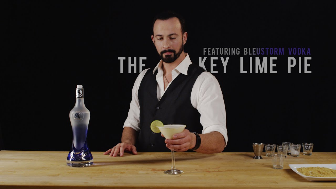 How to Make The Key Lime Pie - Featuring Bleustorm Vodka - YouTube