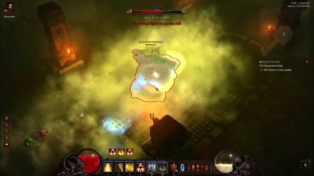 Diablo 3 mp10 ghom monk 1.44M dps Echoing Fury - YouTube