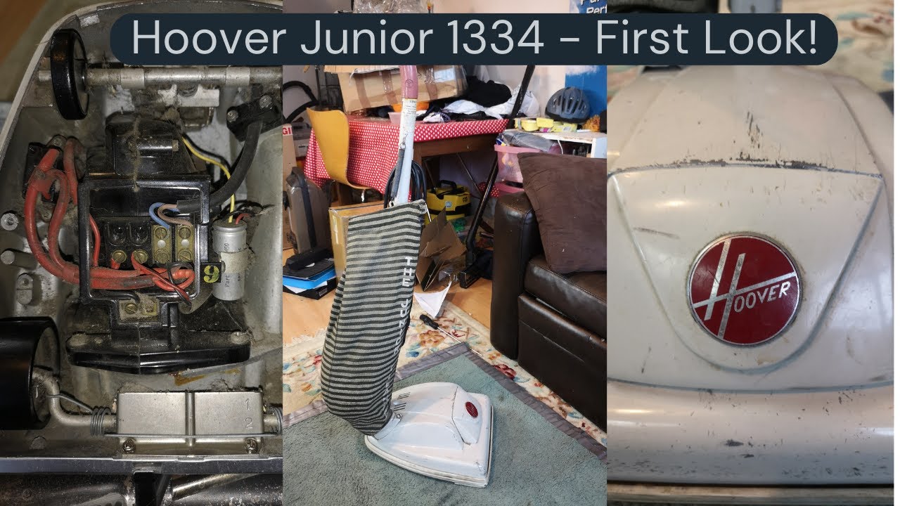 A Stripey Vintage Hoover Junior 1334! First Look - YouTube