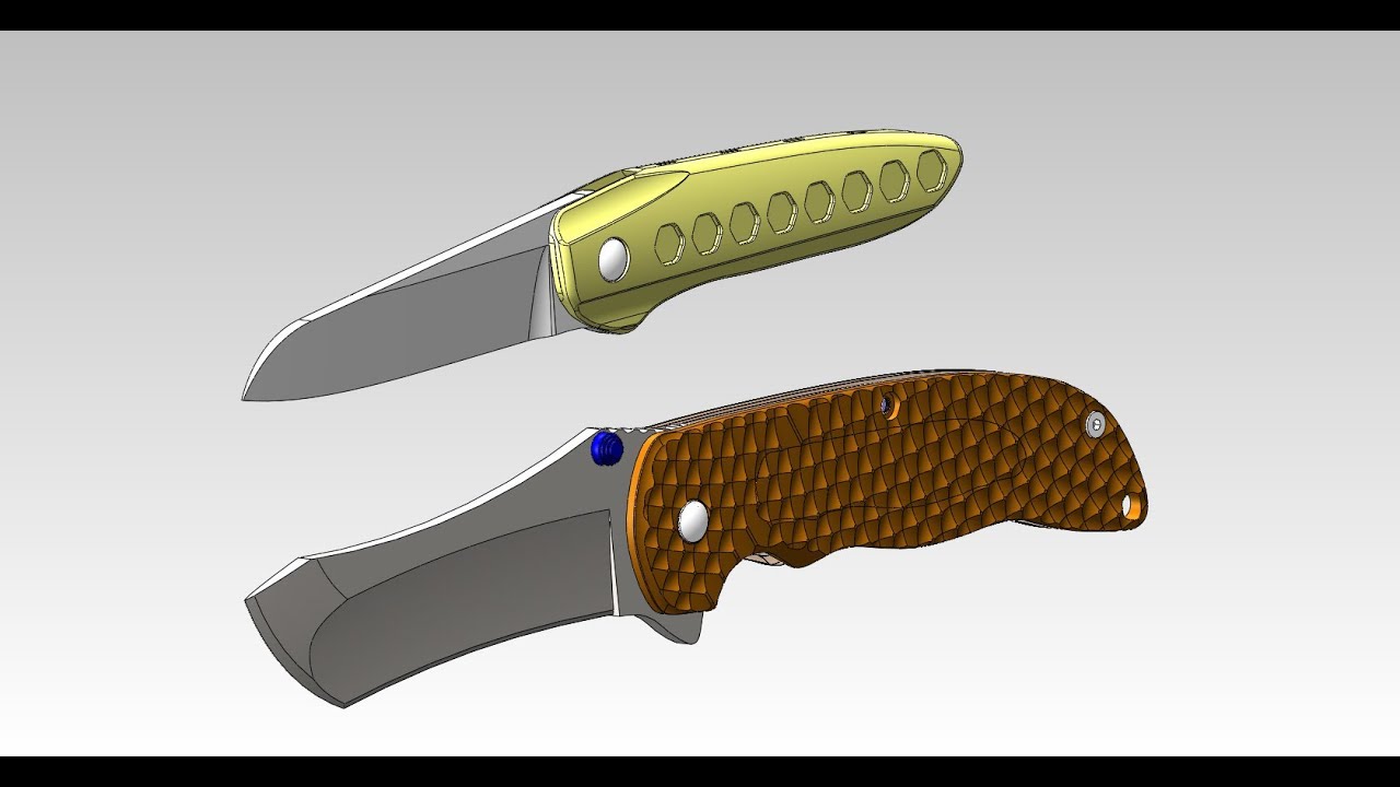 Knifemaking Tuesdays Week 51 - Designing my Integral knife - YouTube