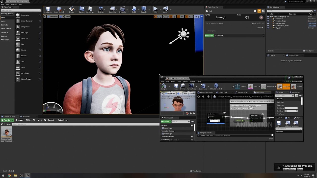 Live link Face App Unreal Engine 4 - YouTube
