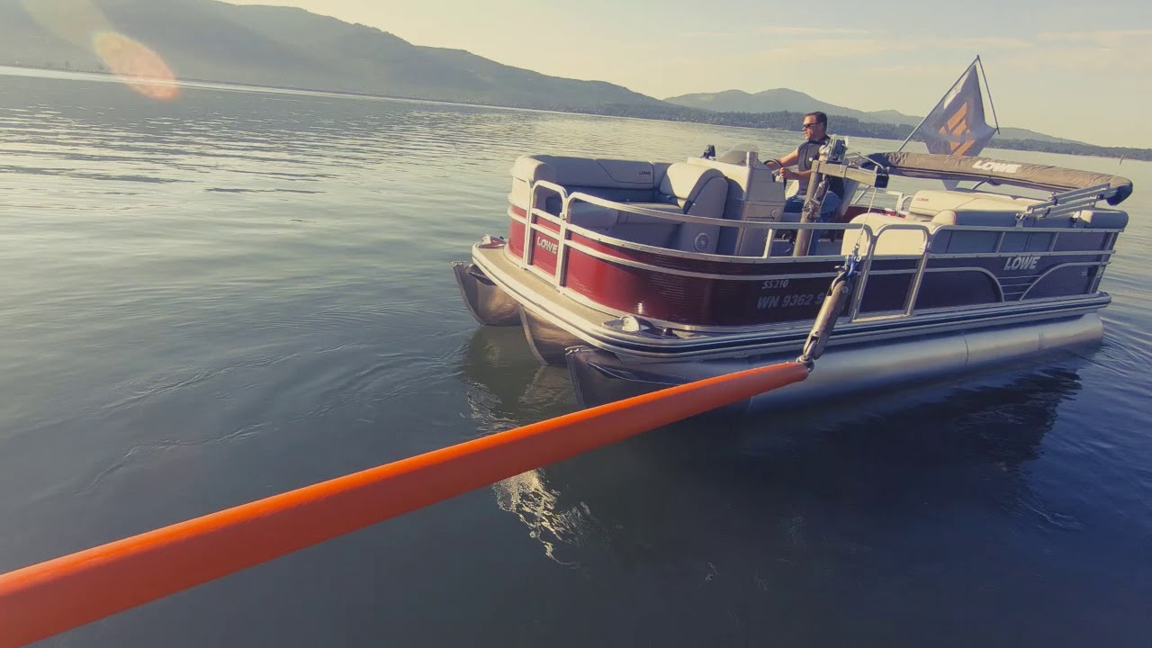 Directional boring lake entries - YouTube