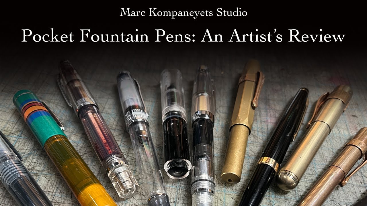 Pocket Fountain Pens For Artists - YouTube