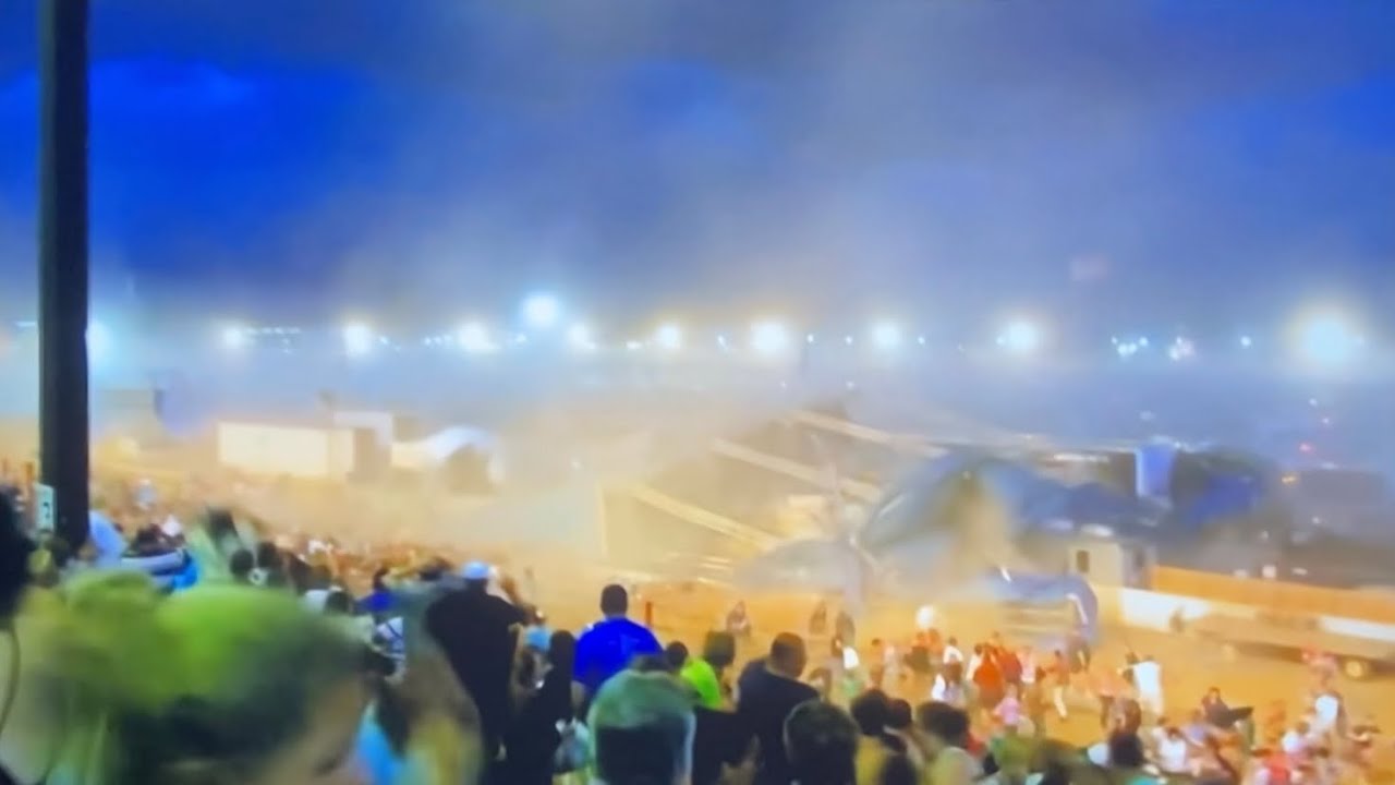 Indiana State Fair Stage Collapse - YouTube