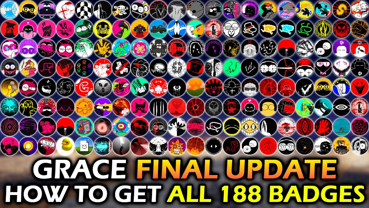 Grace (FINAL UPDATE) - How To Get All 188 Badges | Roblox - YouTube