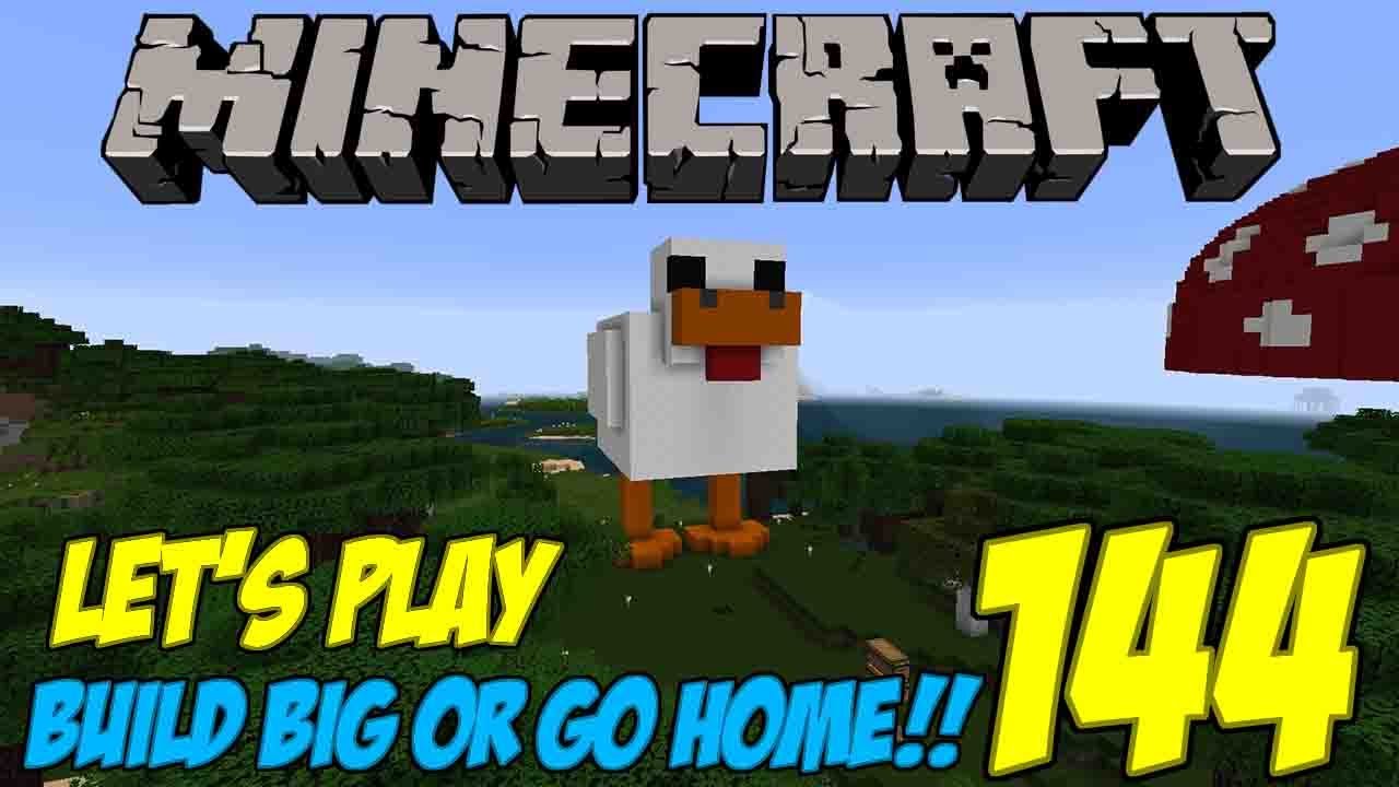 Minecraft Let's Play Episode 144: Chicken-Zilla - YouTube