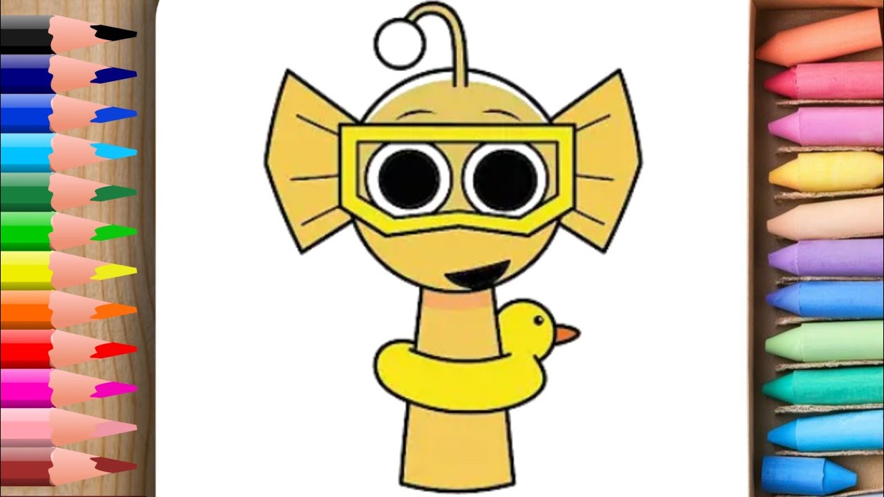 How to draw Bailey from sprunki - SPRUNKI INCREDIBOX | Ratona Drawing ...