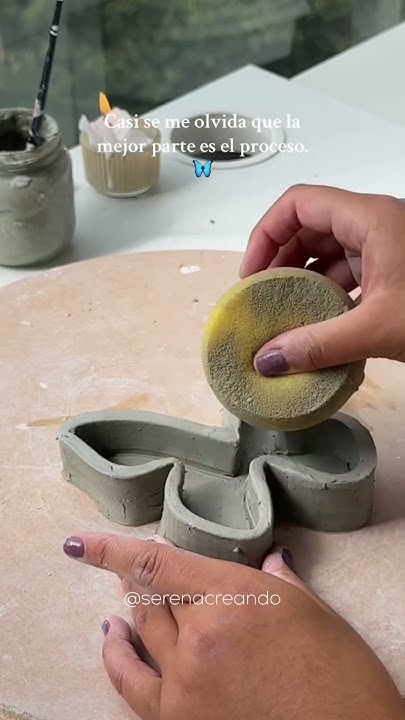 Hagamos juntas este joyero en forma de 🦋. Sígueme para más tutoriales con arcilla. #arcilla ...