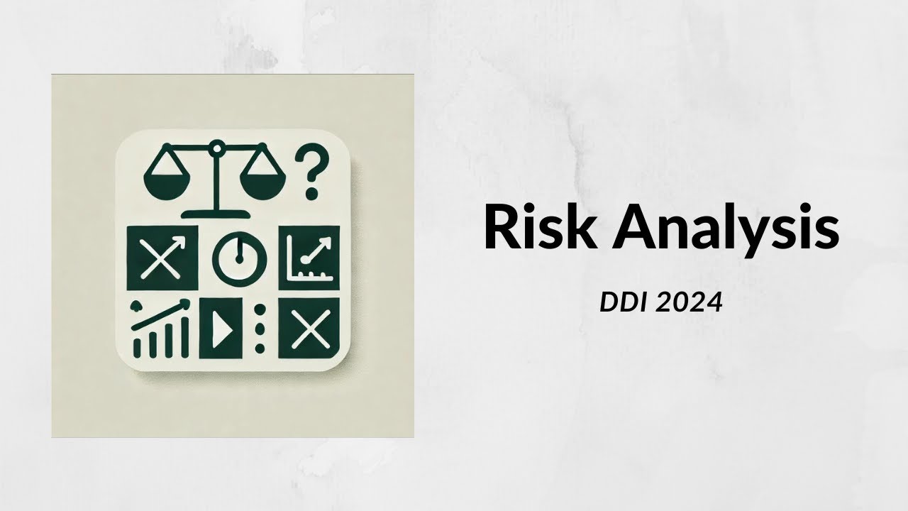 DDI 2024 - Risk Analysis - Shankar - YouTube