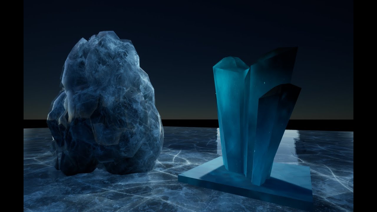 UE Material - Ice and Crystal - YouTube