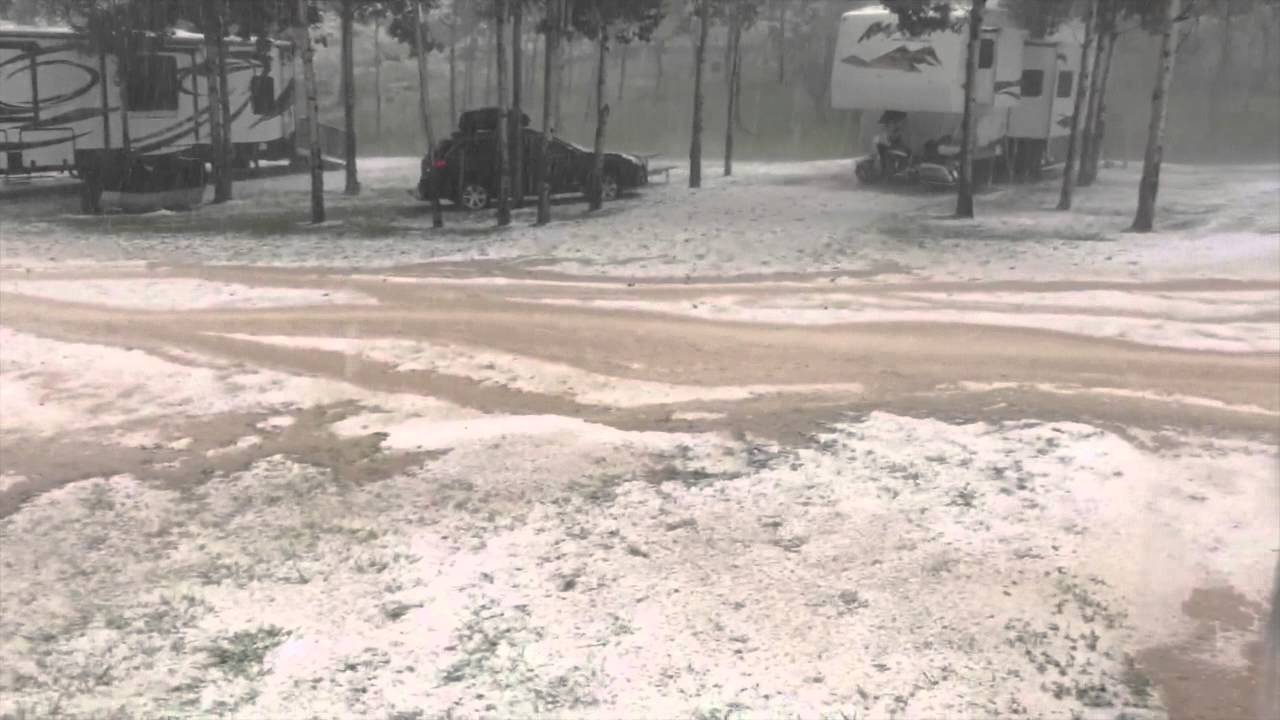 Custer SD Hail 2015-07-27 - YouTube