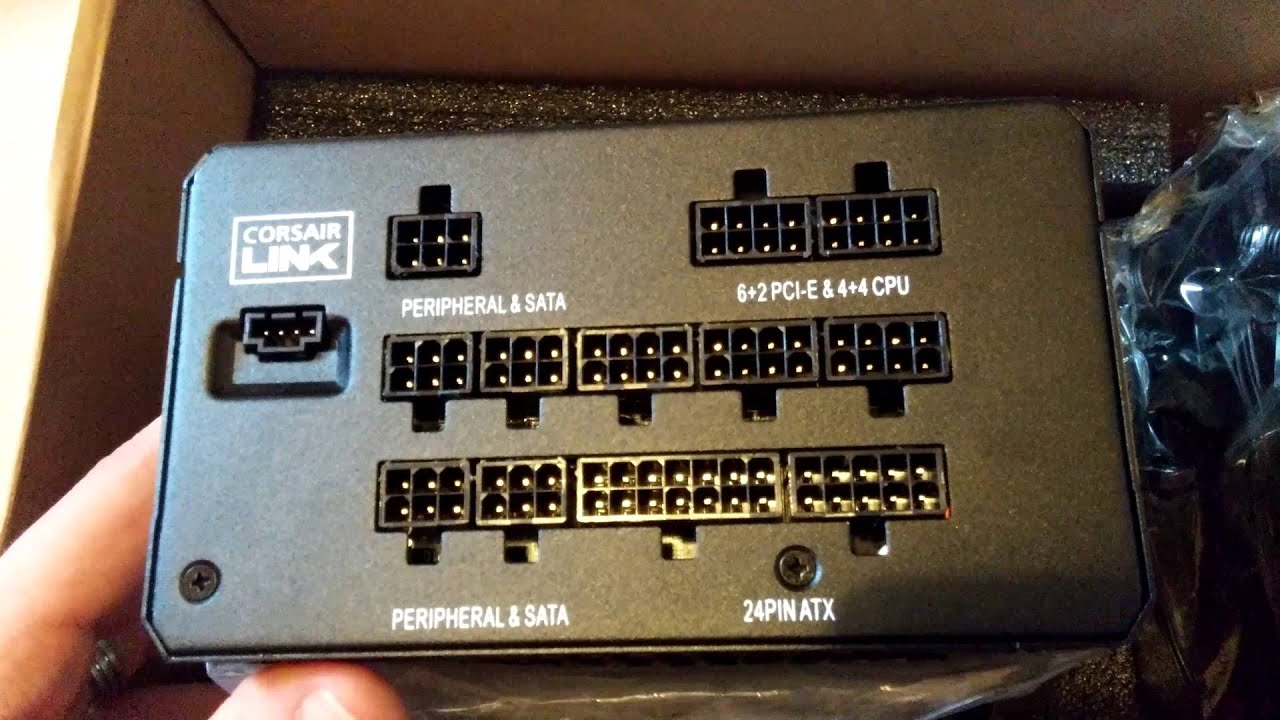 Corsair RM850 PSU Unboxing - YouTube