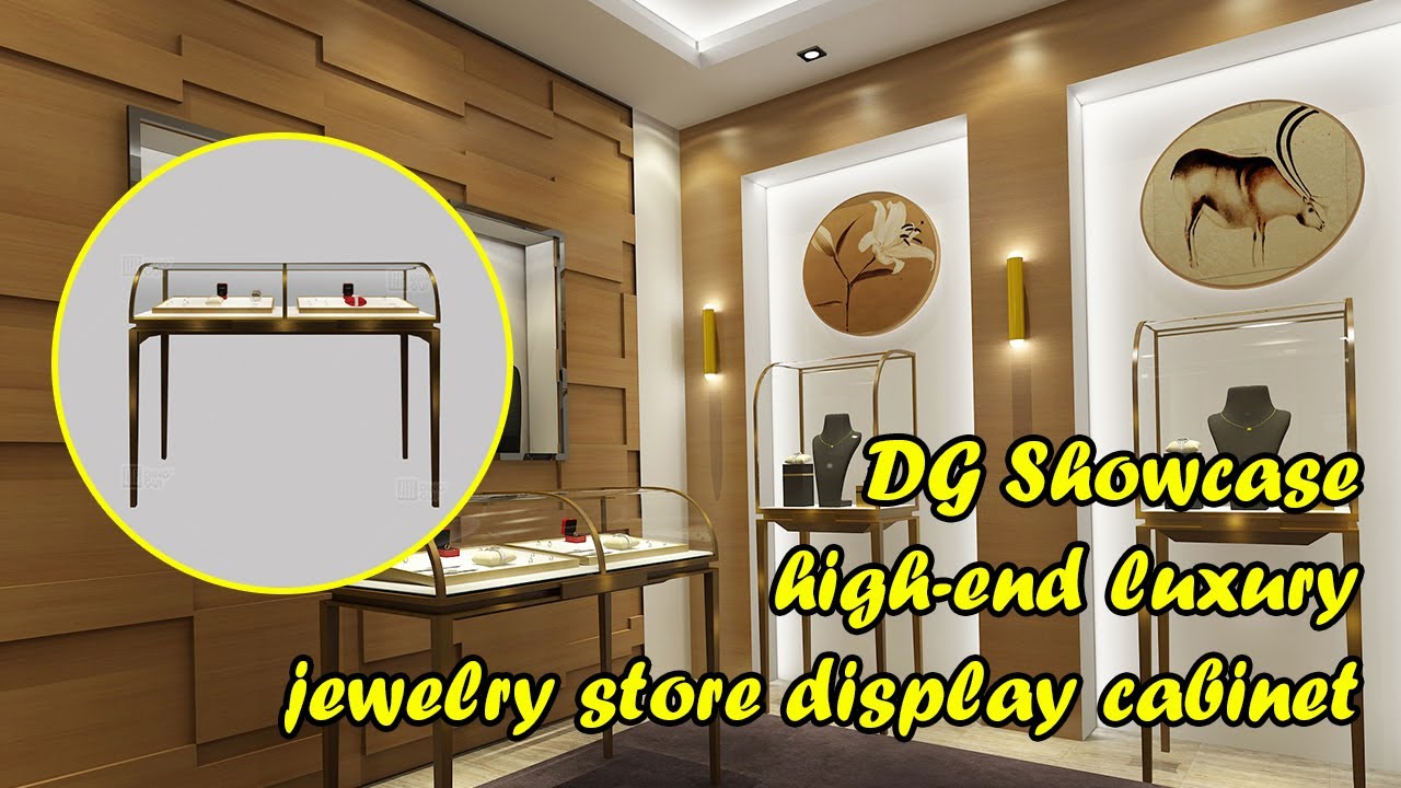DGShowcase high-end luxury jewelry store display cabinet watch shop ...