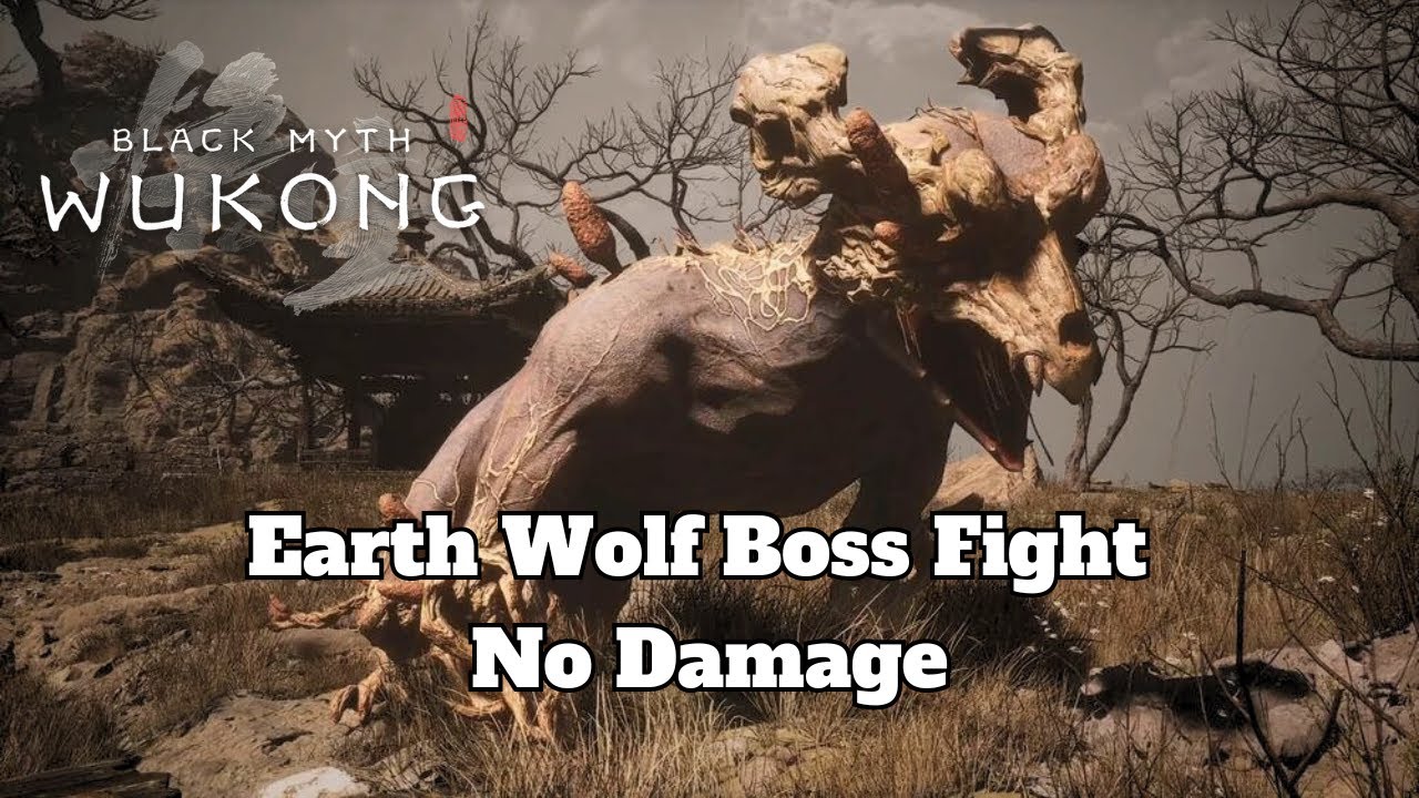 Black Myth Wukong - Earth Wolf Boss Fight [No Damage] - YouTube