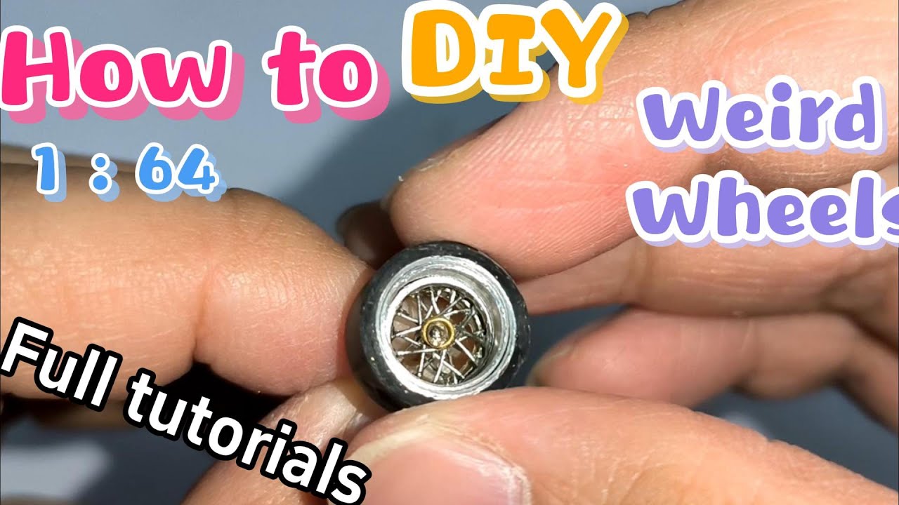 How To DIY Wire Wheels for diecast 1/64 2.0 - YouTube