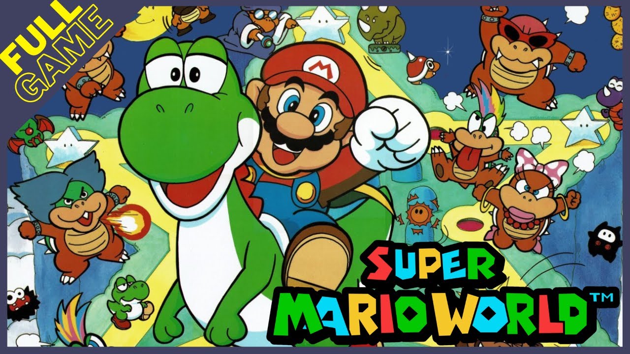 Super Mario World Longplay (SNES) - 100% | Full Game Walkthrough - YouTube
