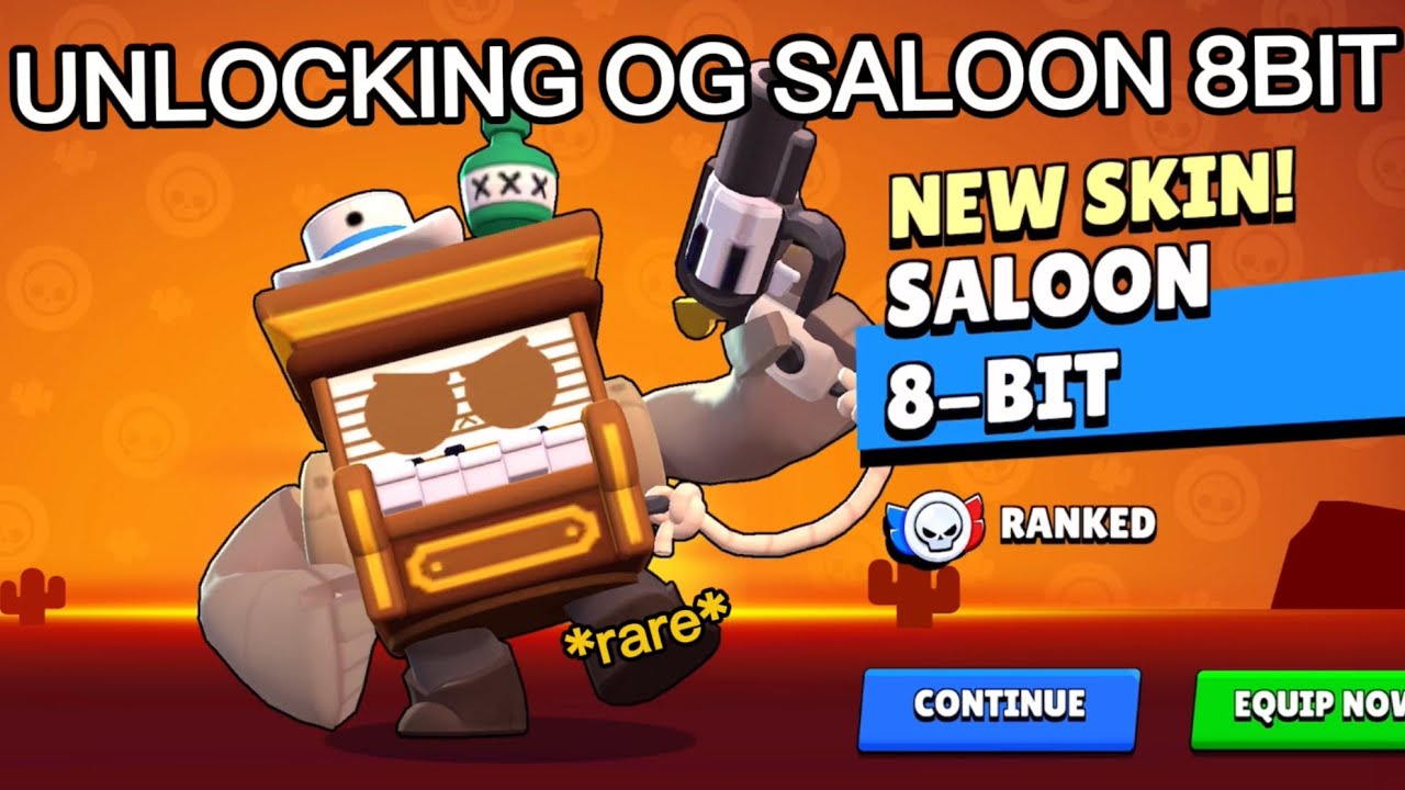 Unlocking Saloon 8-Bit in 2024 RARE | Brawl Stars - YouTube