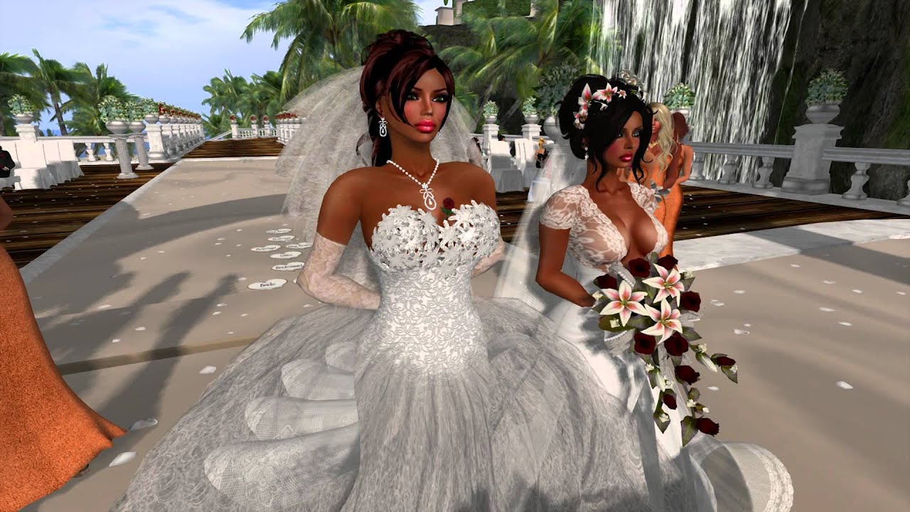 Kristina & Krista Second Life Wedding - 7.11.15 - YouTube