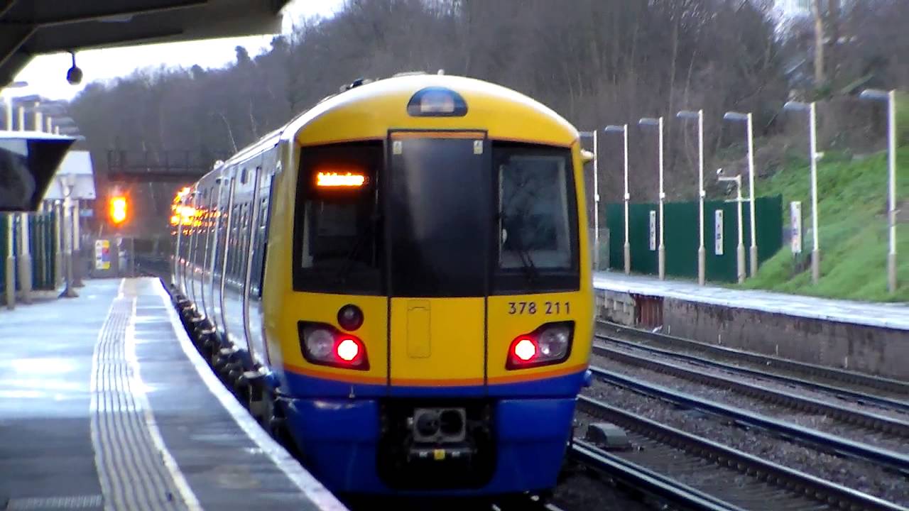 Class 378/2 378211 and 378230 at Honor Oak Park - YouTube