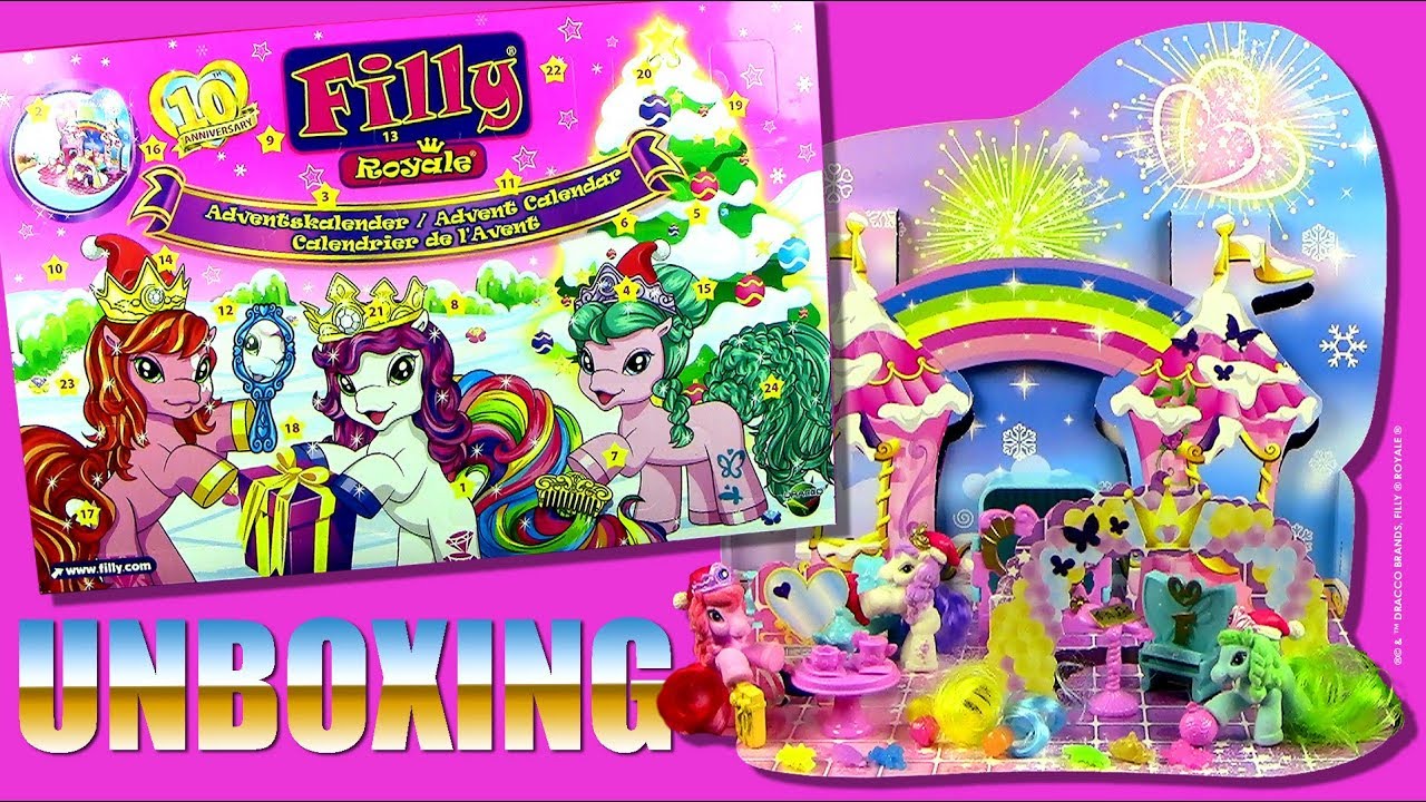 Filly ® Royale ® Adventskalender mit Anja, Sonja & Agatha - Unboxing ...