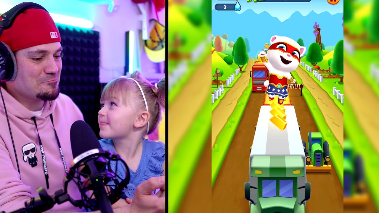 Lara wybiera, kim gram w TALKING TOM GOLD RUN! 😂 - YouTube