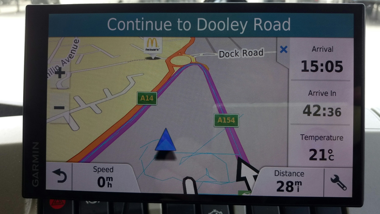 Garmin 61 YES arriving time, distance, actual time this is POSSIBLE to ...