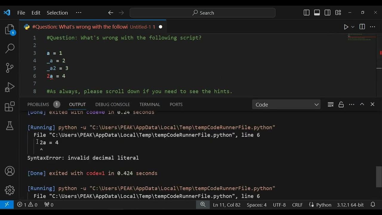 python exercise 2 - YouTube