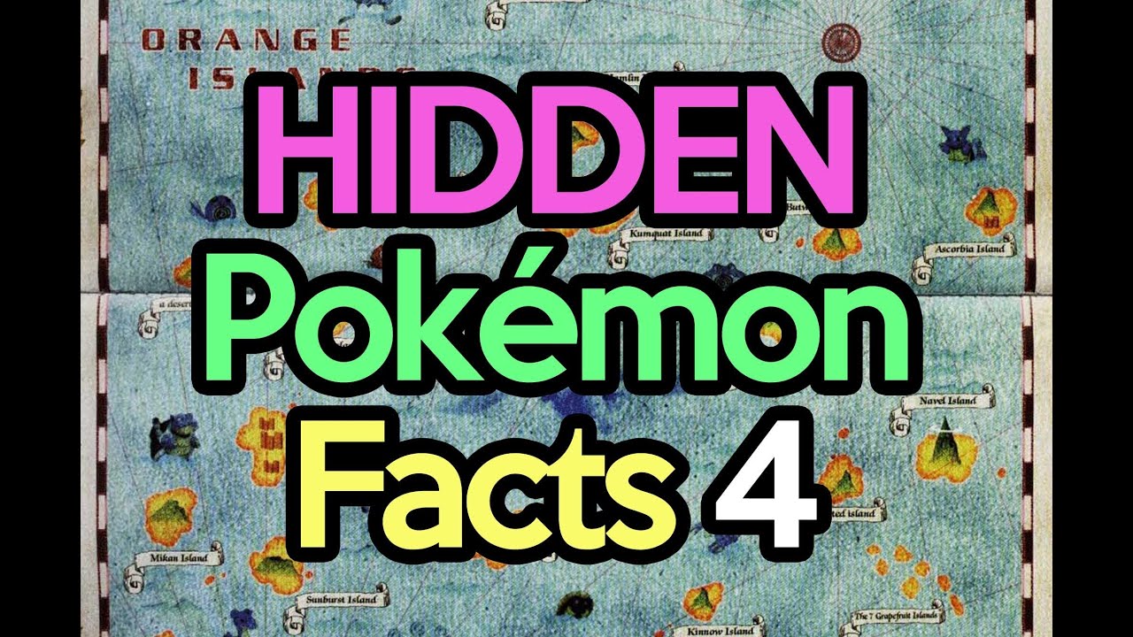 HIDDEN Pokemon Facts: Part IV - YouTube