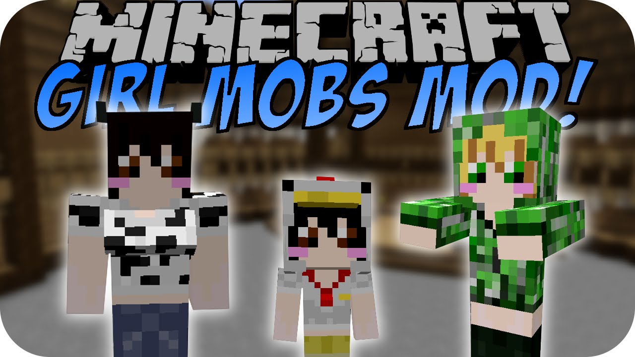 Minecraft GIRL MOBS MOD (Anime Mobs) [Deutsch] - YouTube