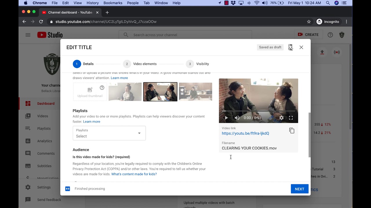 Video Tutorial Part 1: Uploading Videos to YouTube - YouTube