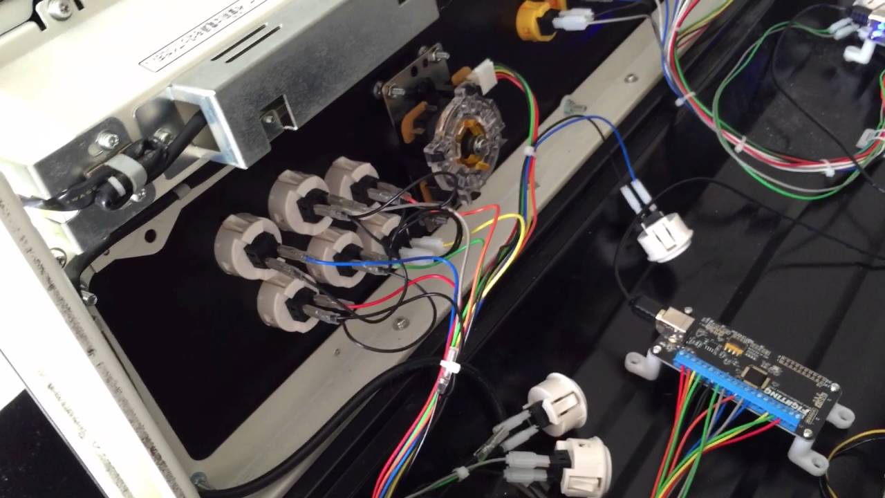 Sega Lindbergh Arcade Cabinet Controls Setup - YouTube