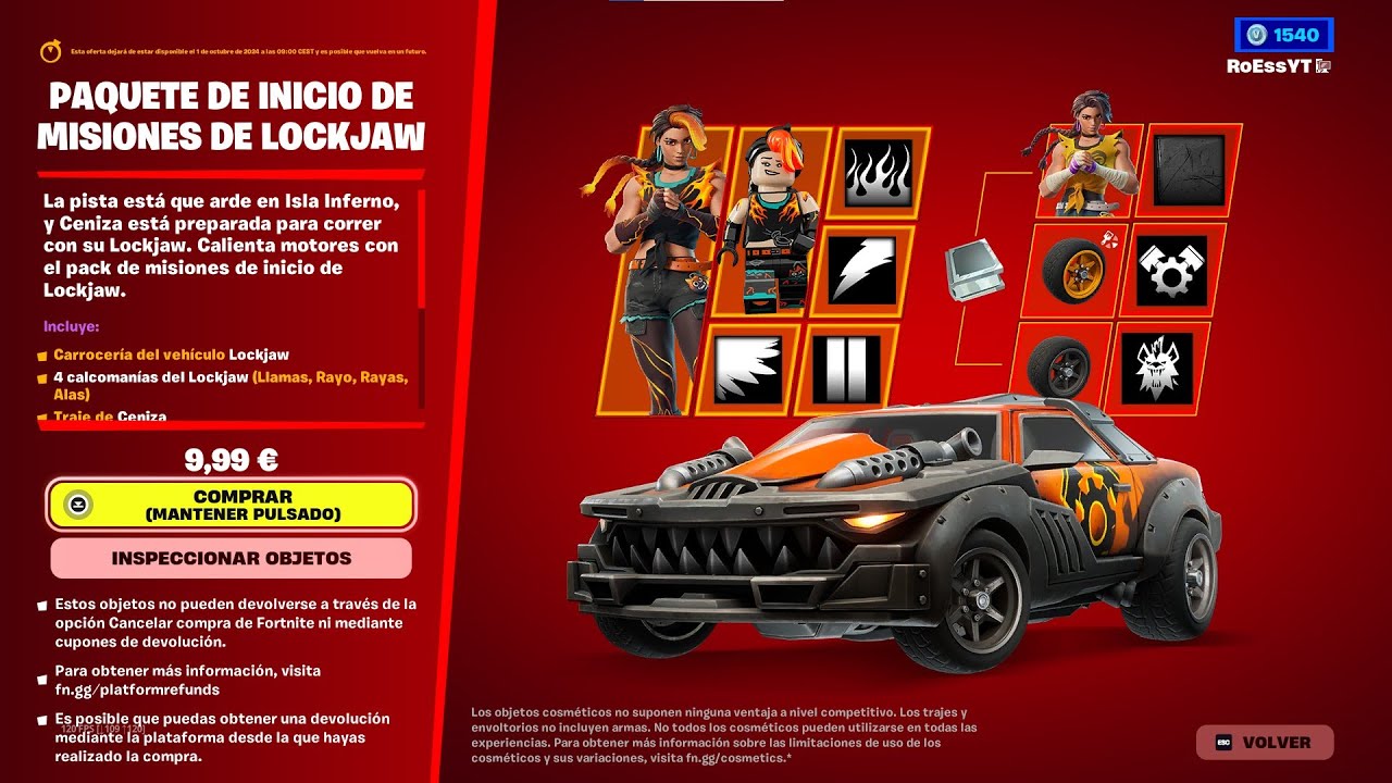 NUEVO PACK de INICIO LOCKJAW y SKIN BLAIR! NUEVA TIENDA FORTNITE HOY 25 ...