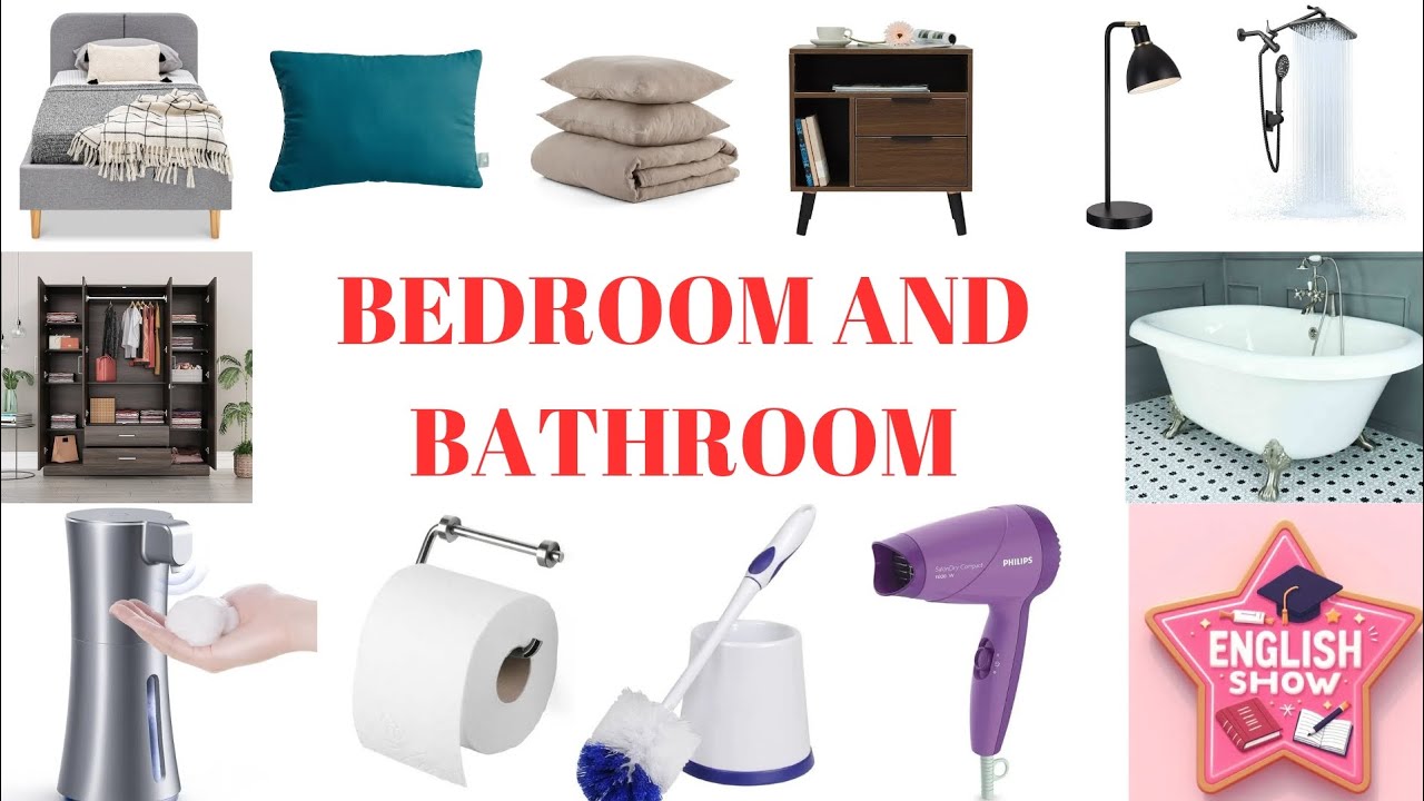 BEDROOM ITEMS AND BATHROOM ITEMS - YouTube