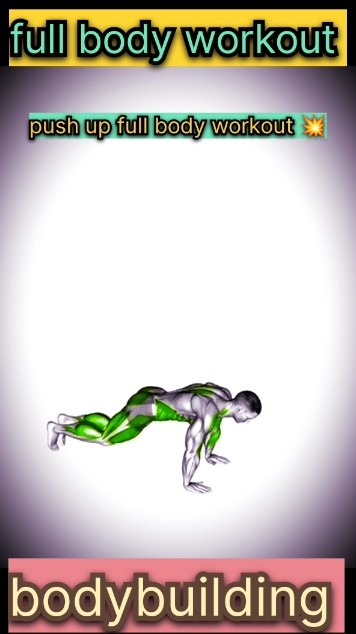 push up full body workout at home 🏡💪🏻 #shorts #fitness #exercise # ...