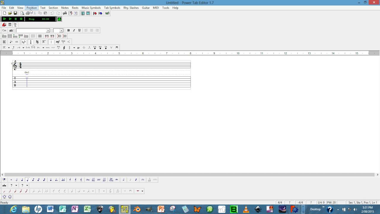 Powertab Tutorial 5- The Interface Menu Bars - YouTube