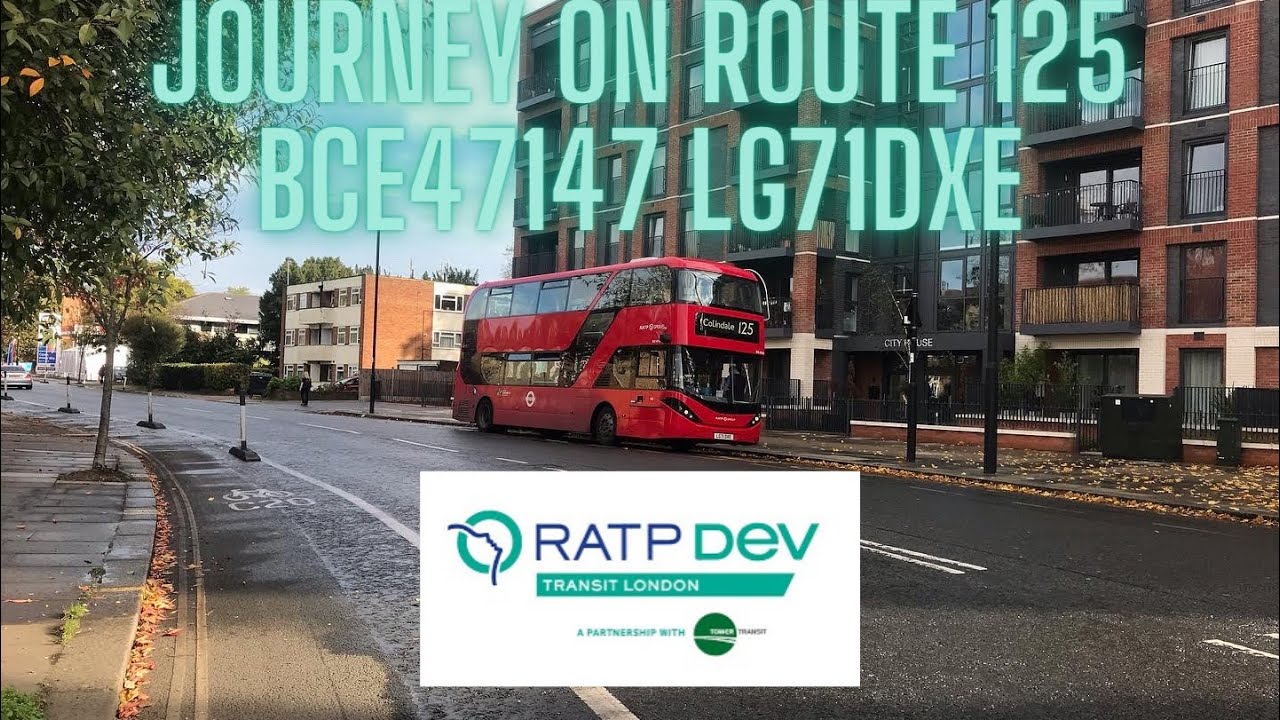 New allocation + First day | Journey on Route 125 | BCE47147 (LG71DXE ...