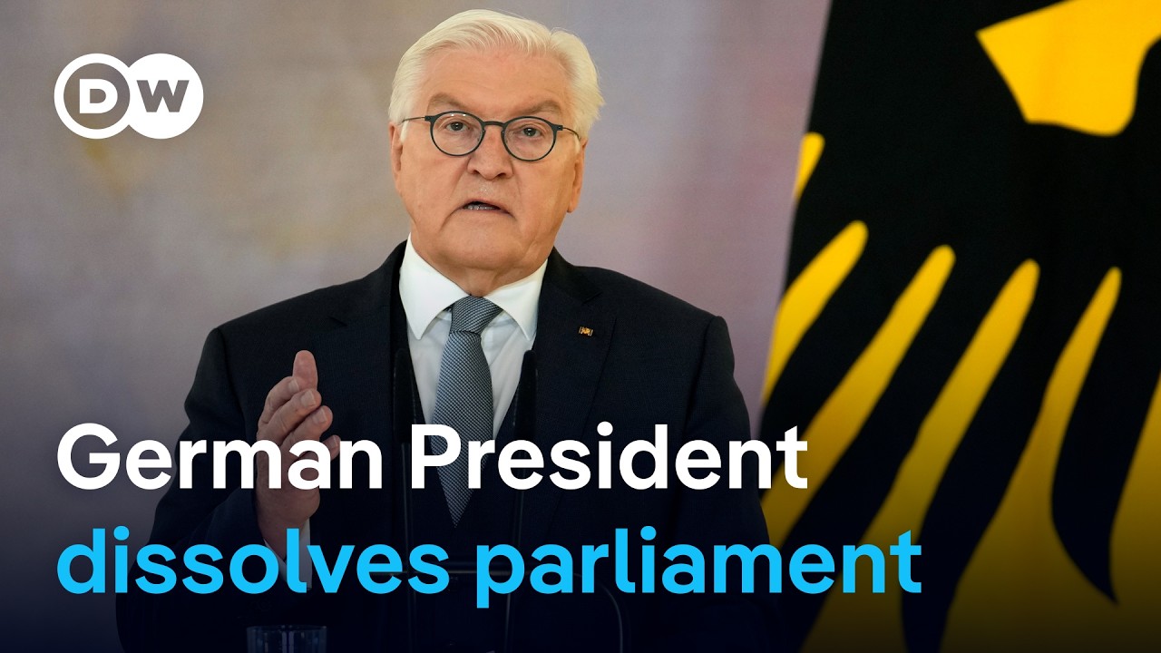 Germany: President Steinmeier dissolves parliament, paving way for ...