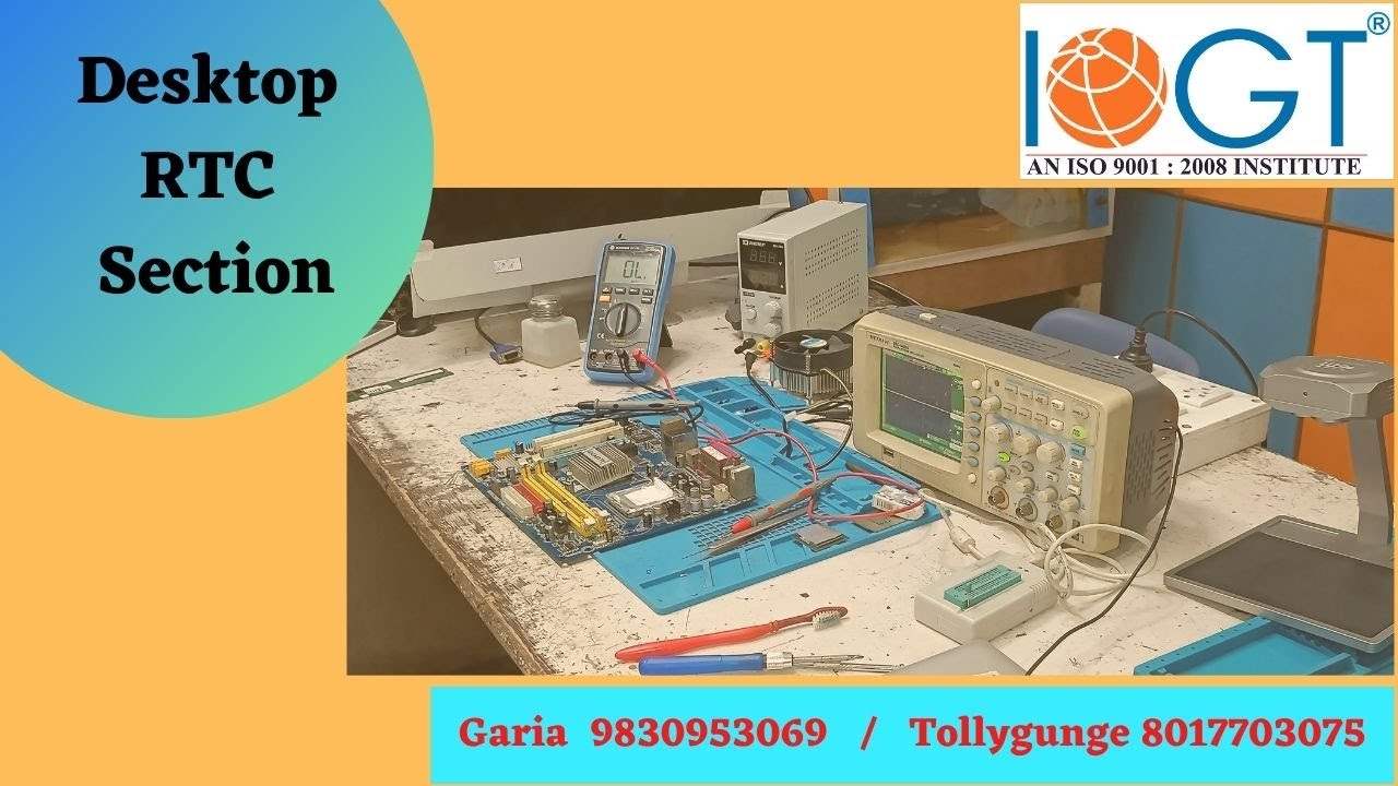 desktop motherboard rtc section explained @iogt - YouTube