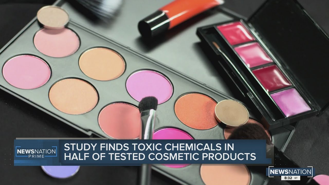 Half of US cosmetics contain toxic chemicals, study finds - YouTube