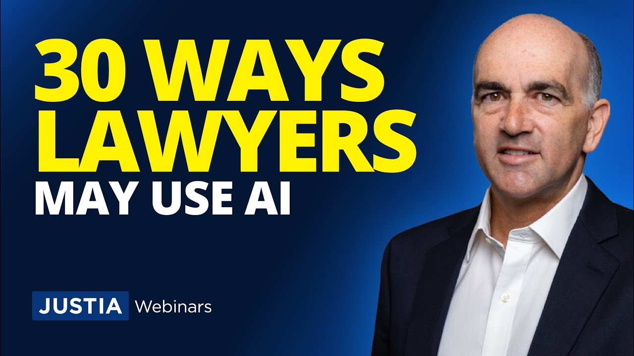 AI in Law: Exploring 30+ Game-Changing Use Cases in 60 Minutes | Justia ...