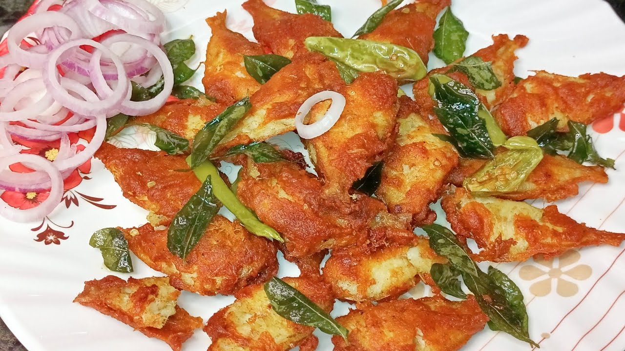 Small Fish Fry - Crispy Fish Fry - Nethallu Fry - Sea Food - YouTube