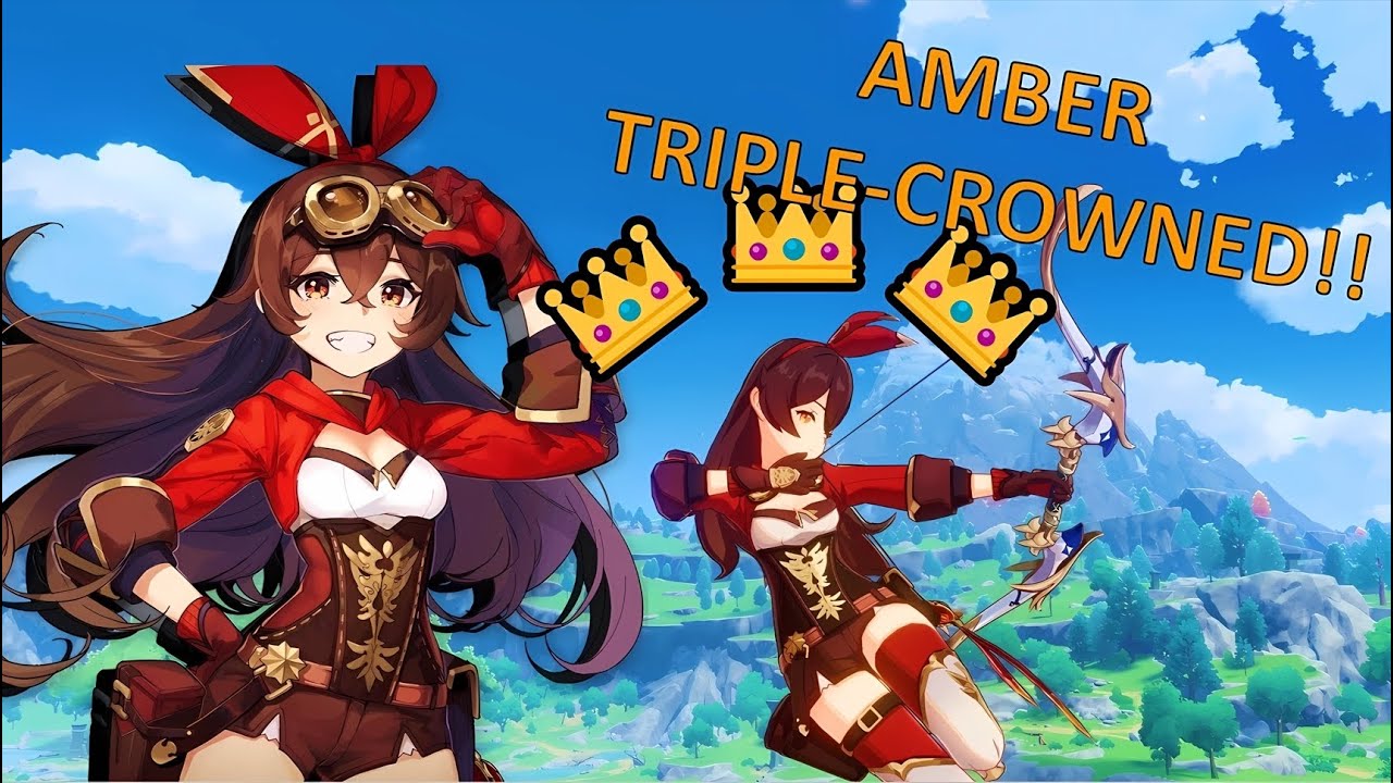 Queen Amber is Triple-Crowned!! | Genshin Impact - YouTube