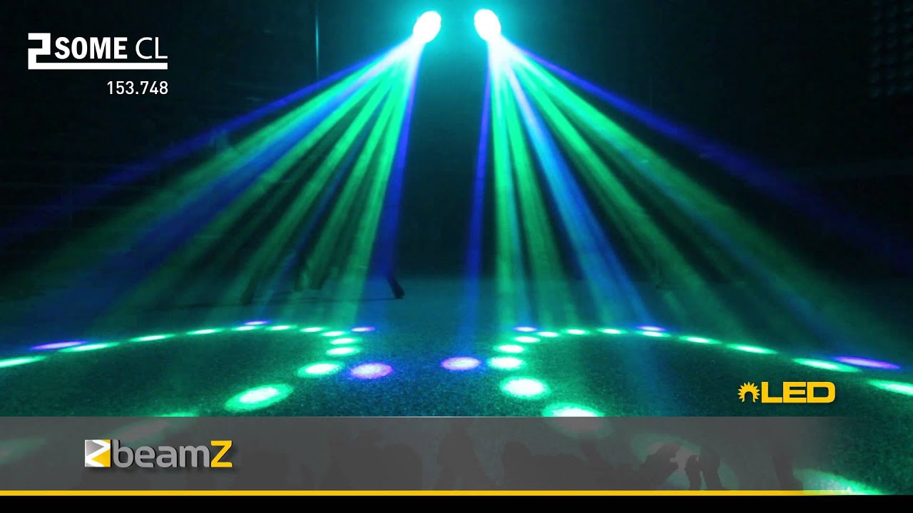 BeamZ 2-Some Light Set 2x 57 RGBW LEDs Clear 153.748 - YouTube