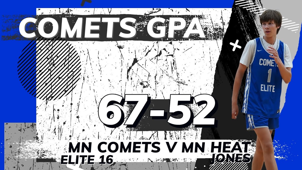 GAME HIGHLIGHTS MN Comets Elite 16U vs MN Heat Jones #basketball - YouTube