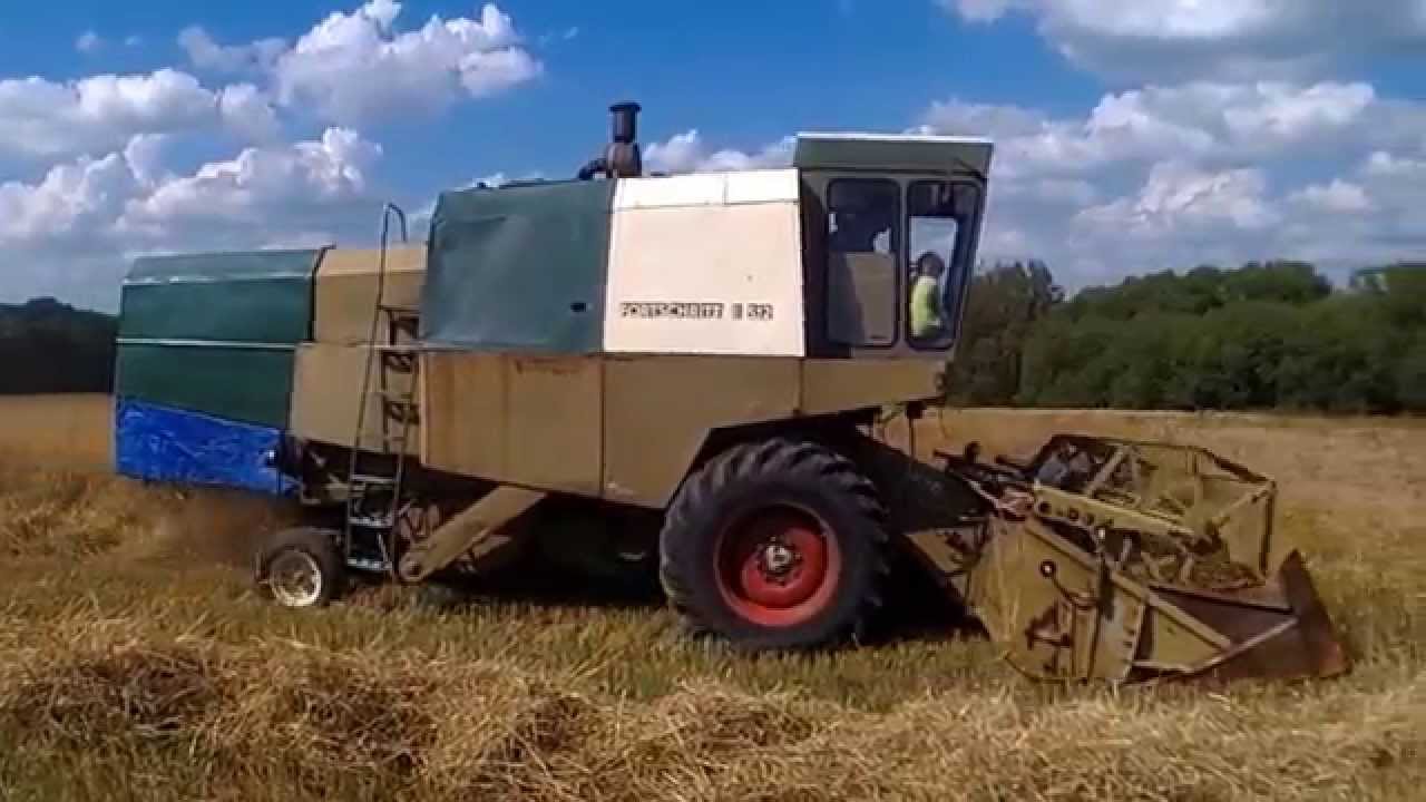 Žně 2014, Fortschritt E512 Go Pro HD - YouTube