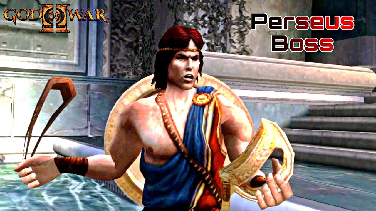 God of War 2 Remastered Gameplay | Perseus Boss Fight | Mighty Sabbu ...
