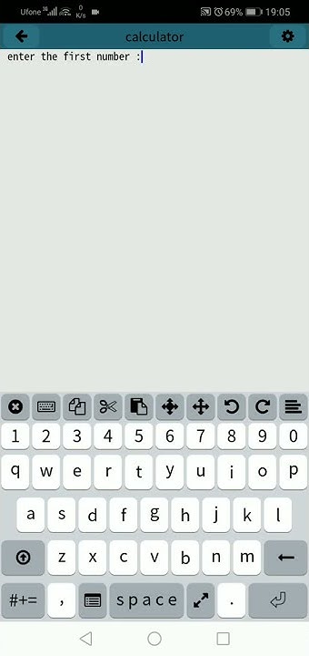 C programming on android mobile phone 😎😁🙃simple calculator watch till end - YouTube