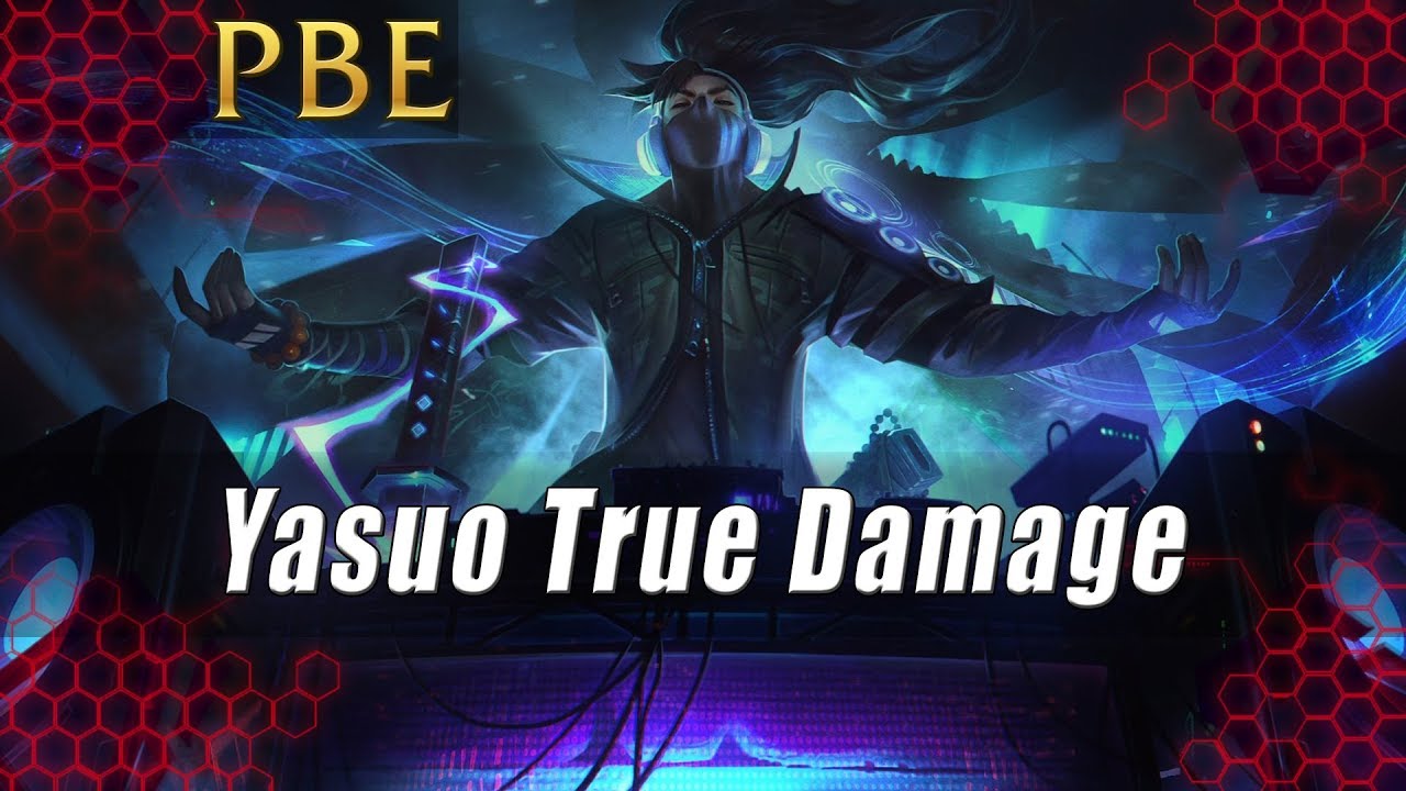 Nuevo Skin - Yasuo True Damage 1350RP Parche 9.22 - YouTube