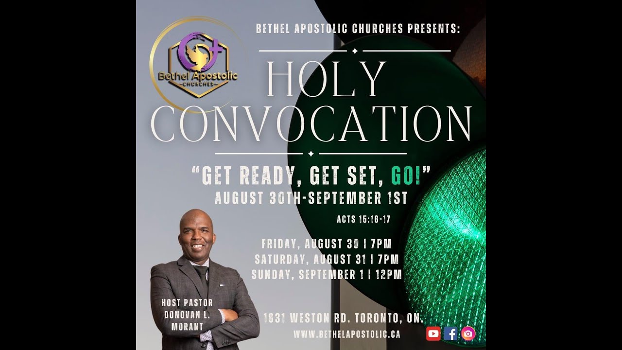 B.A.C : Holy Convocation September 1st, 2024 - YouTube