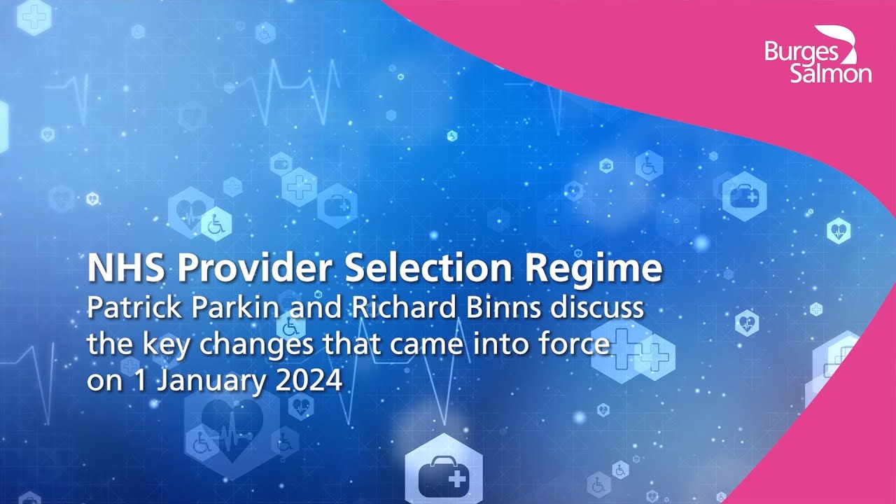 NHS Provider Selection Regime - YouTube